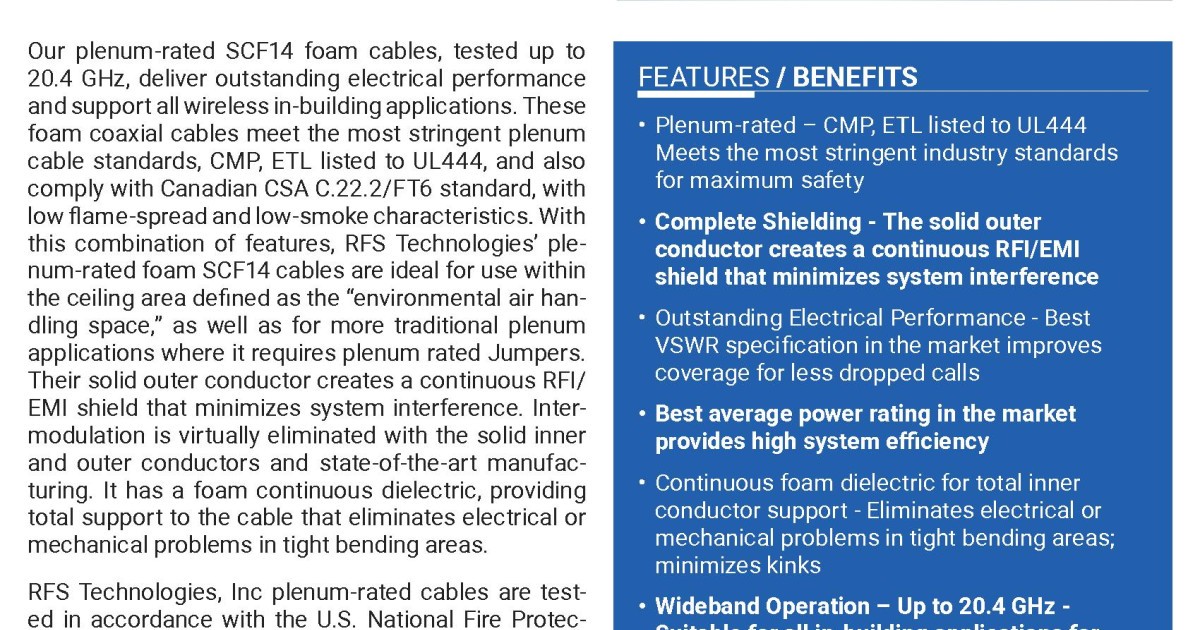 Product Selection Guides & Leaflets